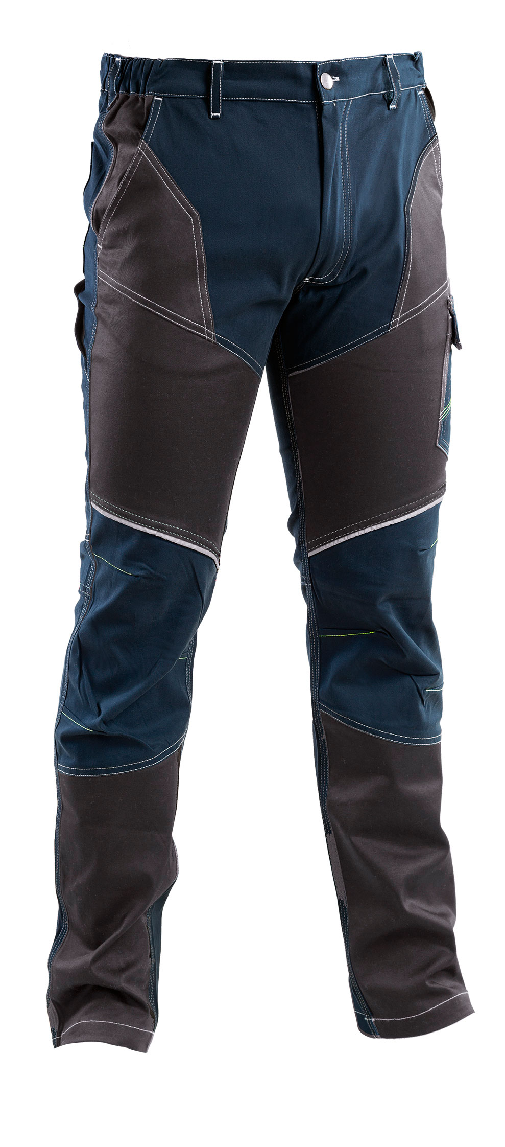 LINEA JUMP PANTALONE 97% COTONE 3% SPANDEX - BLU E GRIGIO | P&P Loyal